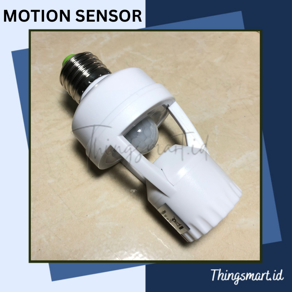 Jual Fitting lampu timer sensor gerak Infrared Motion Detection ...