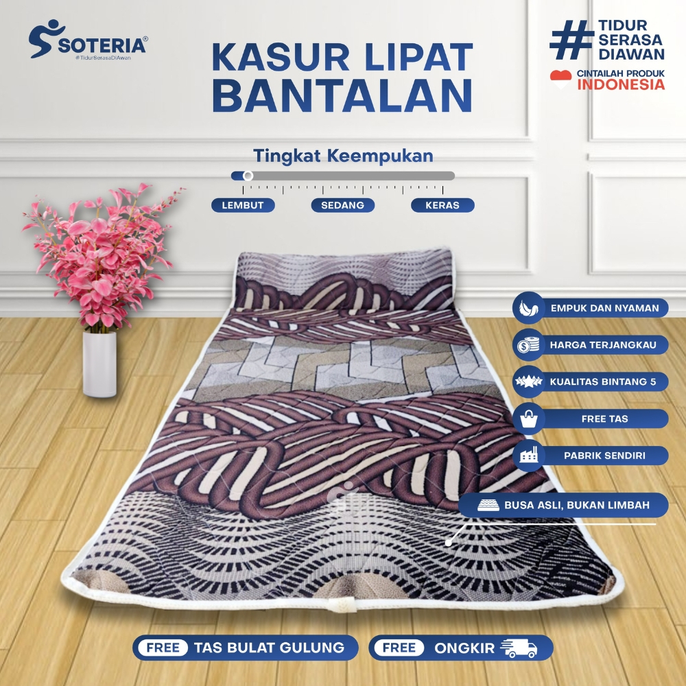 Jual [PROMO CUCI GUDANG & FREE ONGKIR] Kasur Lipat Roll Busa Super Anti ...