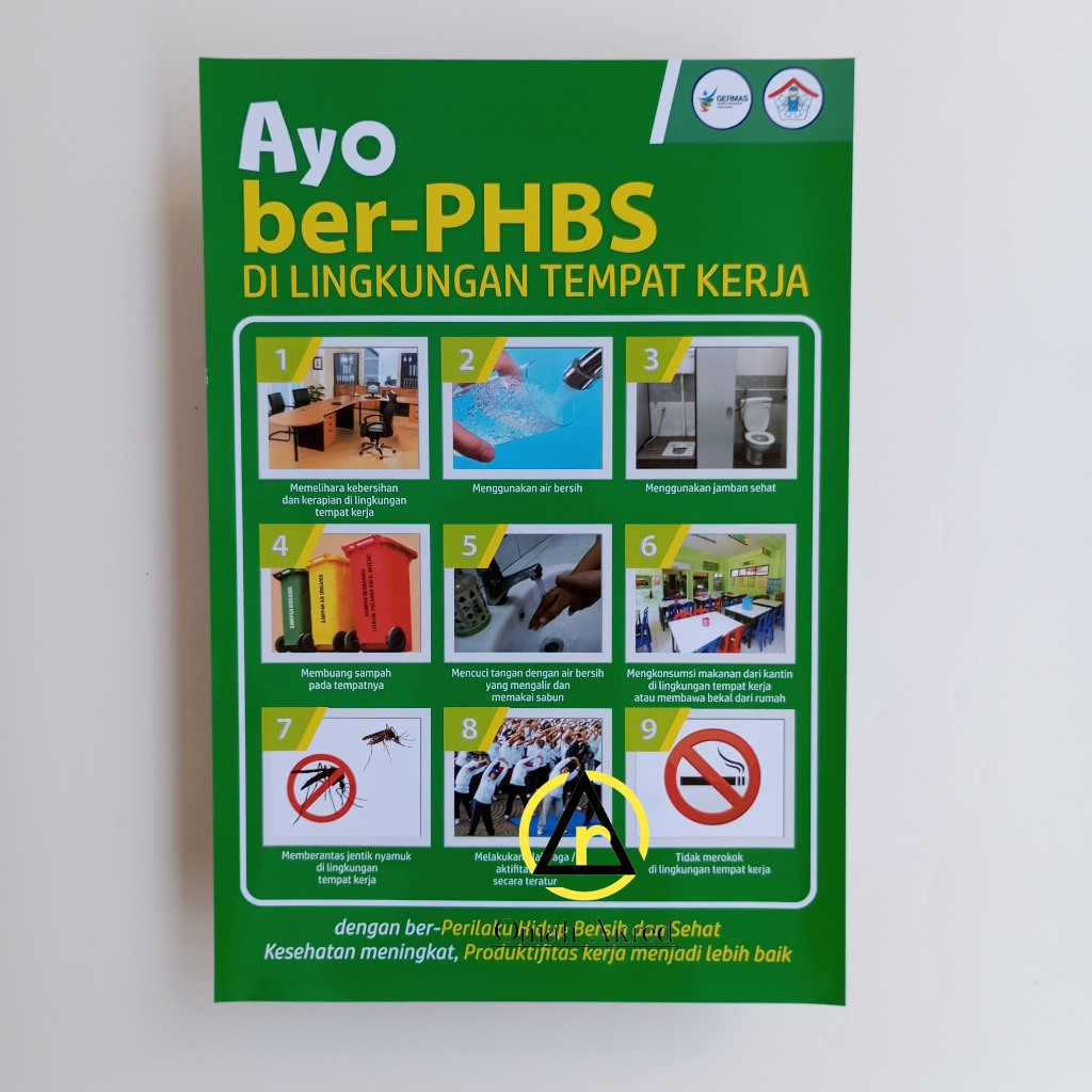 Jual Poster Ayo Ber-PHBS di Lingkungan Kerja - Perilaku Hidup Bersih ...