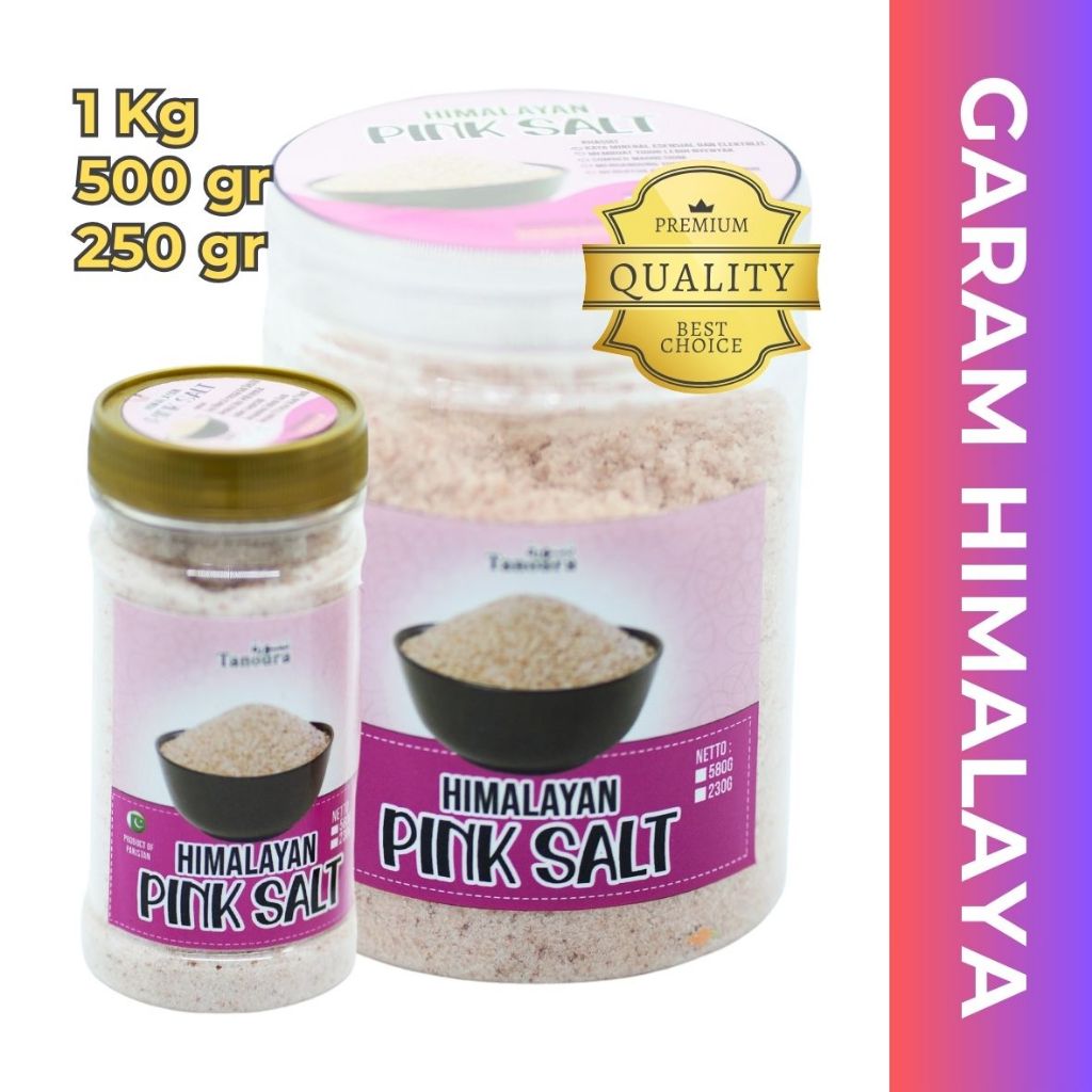 Jual Garam Himalaya Pink Salt Premium Original - Bandar Kurma | Shopee ...