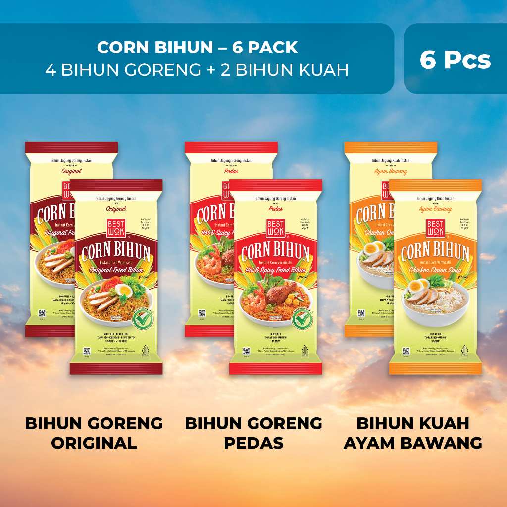 Jual Best Wok Bihun Six Pack 6 Pcs | Shopee Indonesia