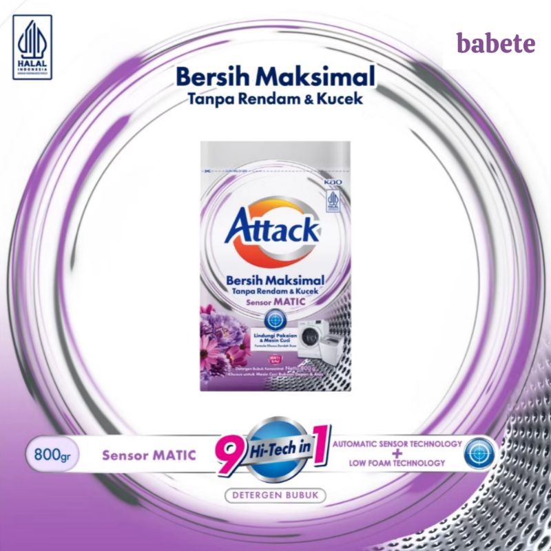 Jual Detergent Attack Bubuk PlusSoftener HygienePlus SensorMatic ...