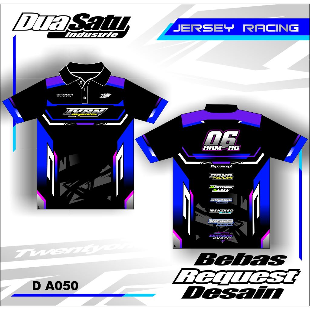 Jual JERSEY RACING kaos baju jersey racing custom full printing jersey ...