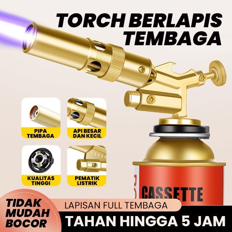 Jual Kepala Gas Torch Kaleng Tabung Portable Flame Gun Las api Pemantik / Portable Kepala Gas ...
