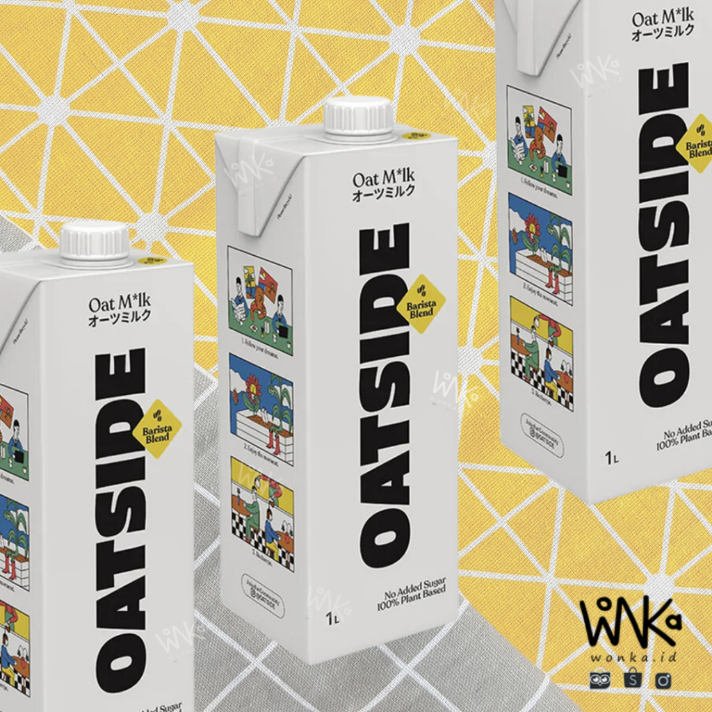 Jual Oatside Barista Blend Milk 1 liter - Susu Oat Gandum 1 L - Susu ...