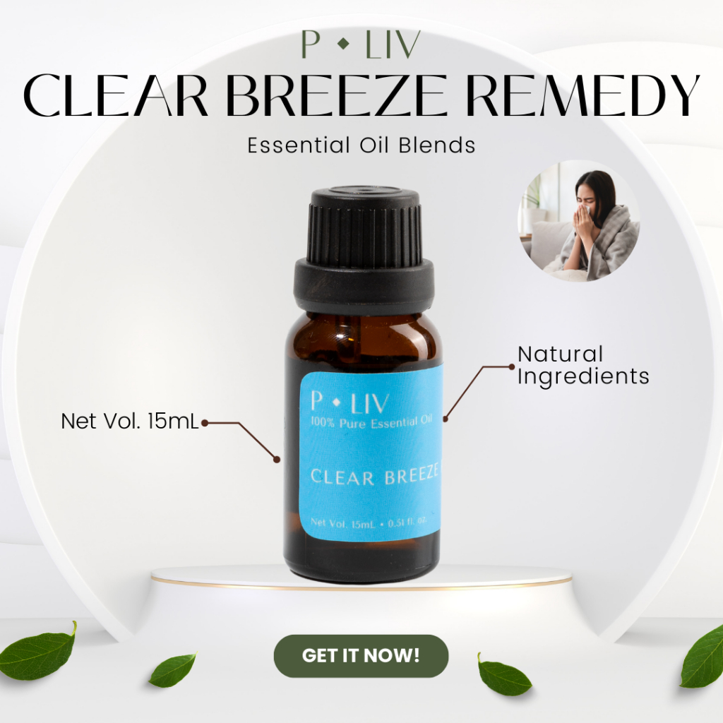 Jual Clear Breeze Remedy - Cough & Flu - 100% Pure Essential Oil 15ml | Aromatherapy Oil 15ml ...
