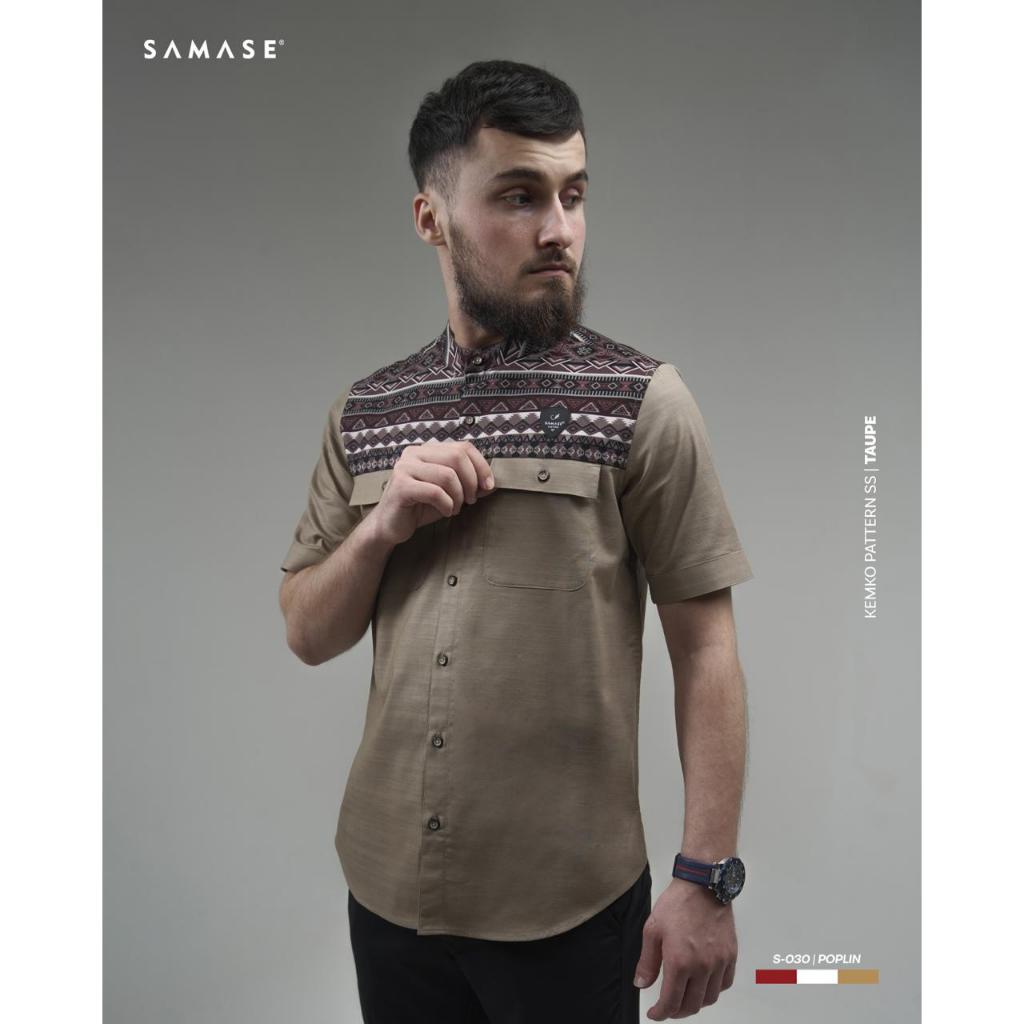Jual SAMASE BIG SIZE UKURAN BESAR KEMEJA KOKO KEMKO BATIK HERITAGE S030 ...