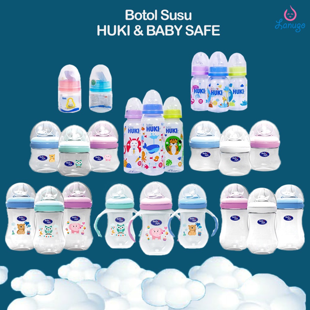 Jual Huki Baby Botol Susu 120ml 240ml / Reliable Botol Susu Supreme ...