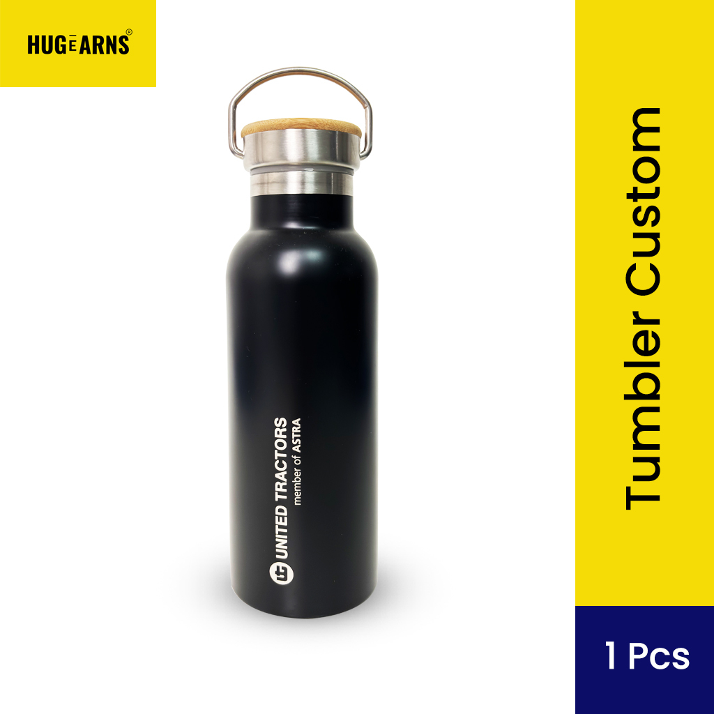 Jual Tumbler Custom Print UV custom / termos tutup bambu Print Nama ...