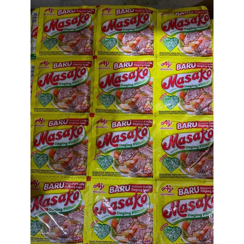 Jual MASAKO 1 RENCENG (12 SACHET) | Shopee Indonesia