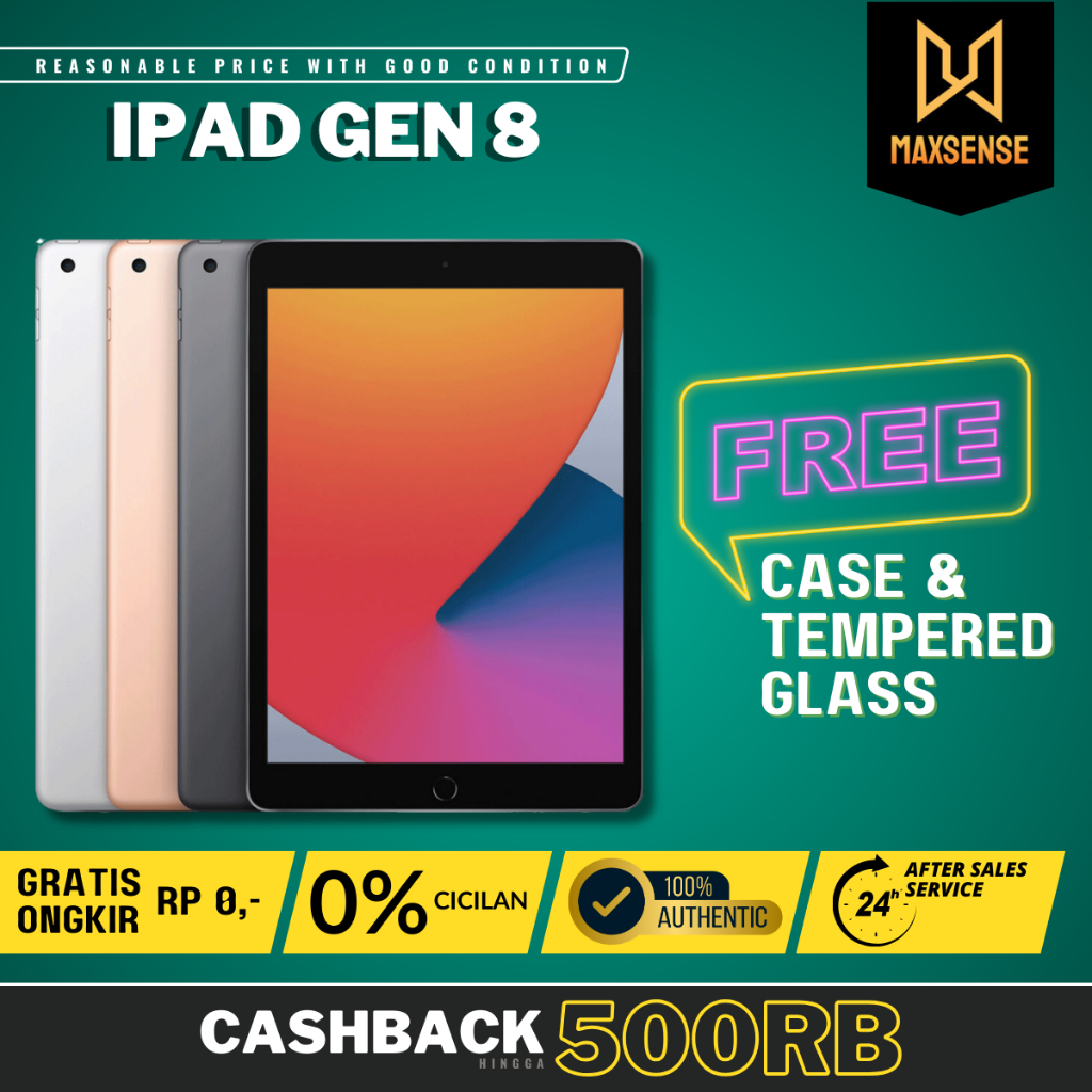 Jual iPad 8 2020 | 7 2019 128GB 32GB Second Fullset Wifi Cellular ...