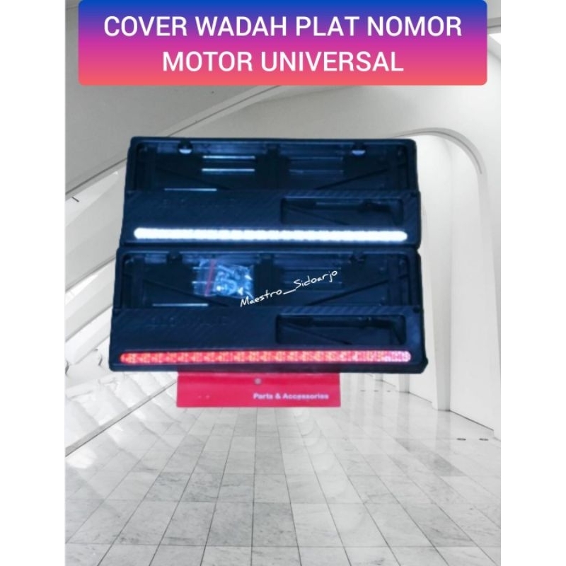 Jual Cover Wadah Tempat Plat Nomor Motor Universal Honda Yamaha Suzuki ...