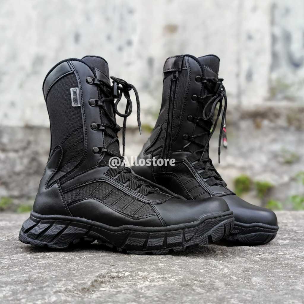 Jual Sepatu PDL NINJA TNI POLRI Boots Tactical 10 inc safety ujung besi ...