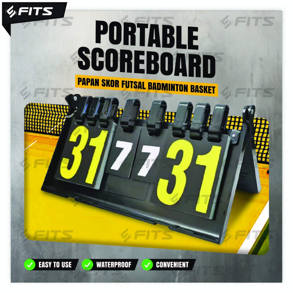 Jual FITS Portable Scoreboard | Papan Skor Futsal Badminton Basket ...