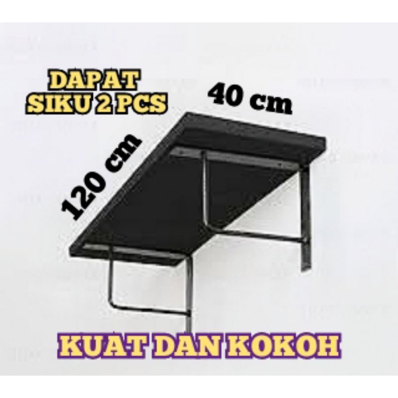 Jual Rak Ambalan Dinding Siku Besi Tempel Dinding Papan Ambalan ...