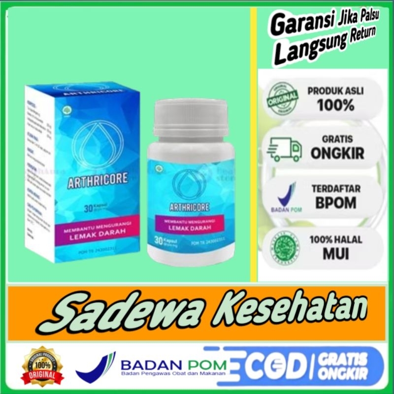 Jual ARTHRICORE ASLI ORIGINAL OBAT JANTUNG TEKANAN DARAH TINGGI ...