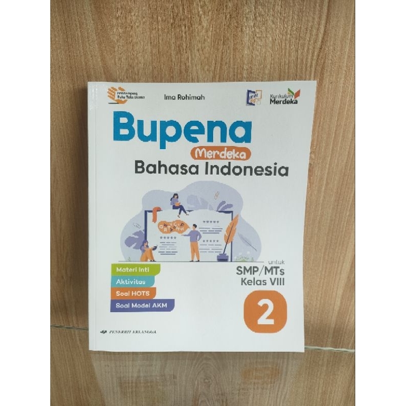 Jual Buku Bupena B.Indonesia SMP/Mts Erlangga kelas 8 Kurikulum Merdeka (buku original ...