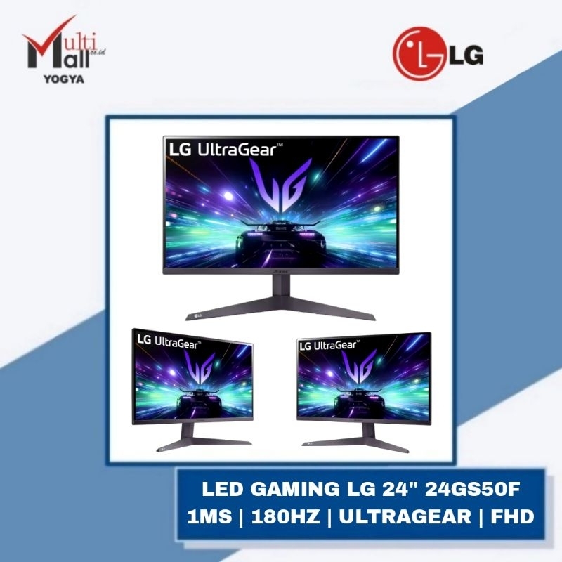 Jual LG Monitor 24GS50F UltraGear 180Hz 1ms HDR10 Full HD LED 24 ...