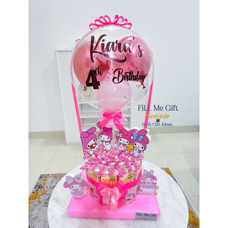 Jual Balon Snack Lucu + Topper Bertema Ulang Tahun Bucket Ballon My ...