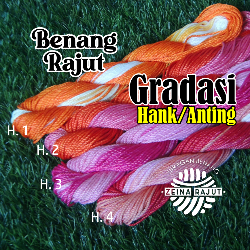 Jual Benang Rajut Nilon Gradasi Hank Ecer & Grosir | Shopee Indonesia