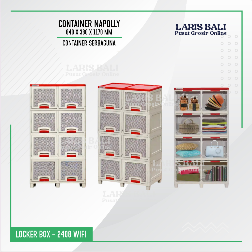 Jual Lemari Locker Box Napolly 4 Susun Serbaguna | Shopee Indonesia