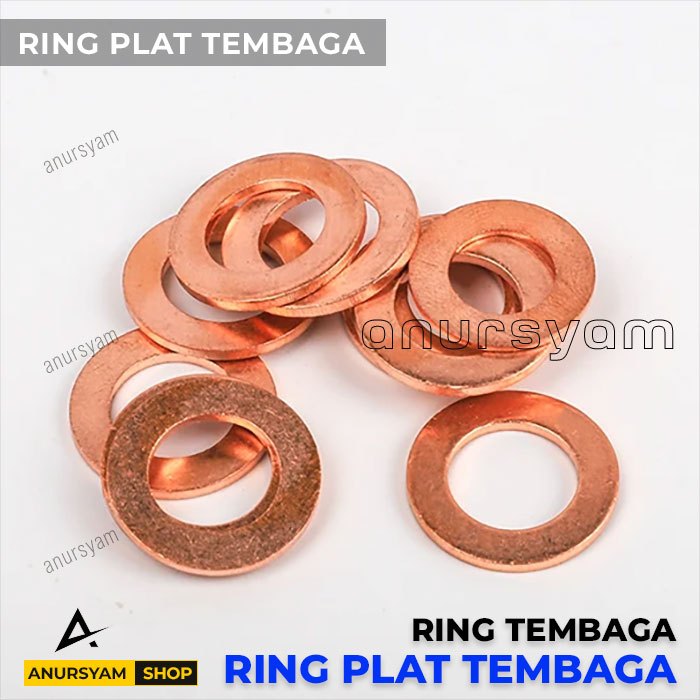 Jual Ring Plat Tembaga M5-M24 / Ring Bantalan / O Ring Plat Tembaga ...