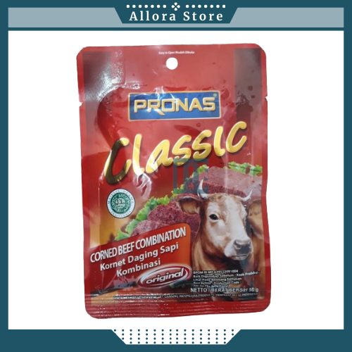 Jual Pronas Kornet Sapi Classic Sachet 50 gram Beef Corned Praktis ...