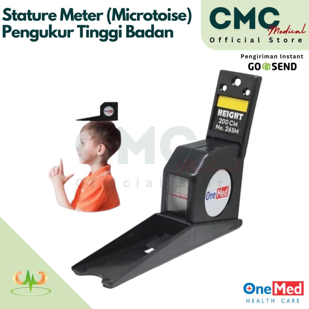 Jual STATURE METER PENGUKUR TINGGI BADAN 0-200 CM (MICROTOISE) | Shopee ...