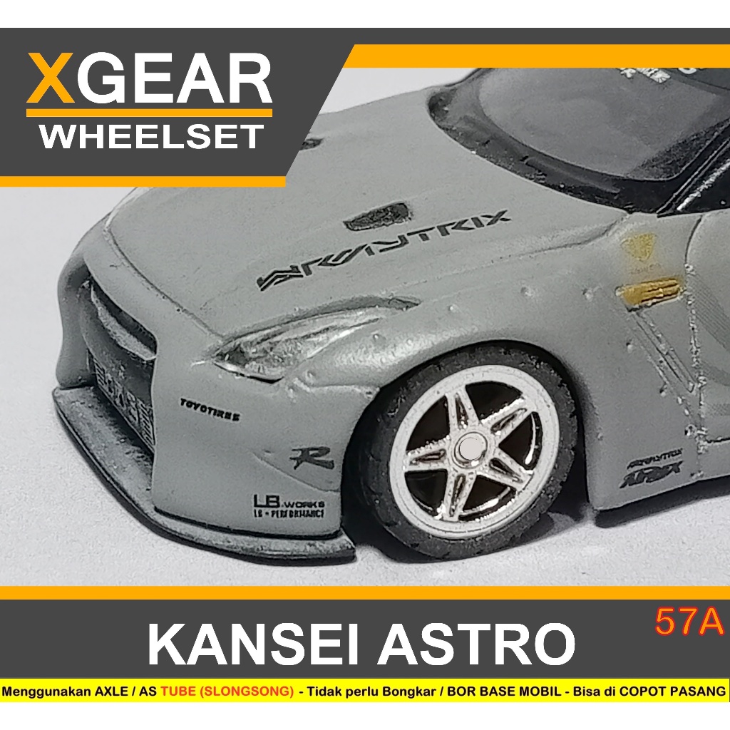 Jual KANSEI ASTRO 57A XGEAR PREMIUM WHEELS 10mm TYREBOMB | Shopee Indonesia