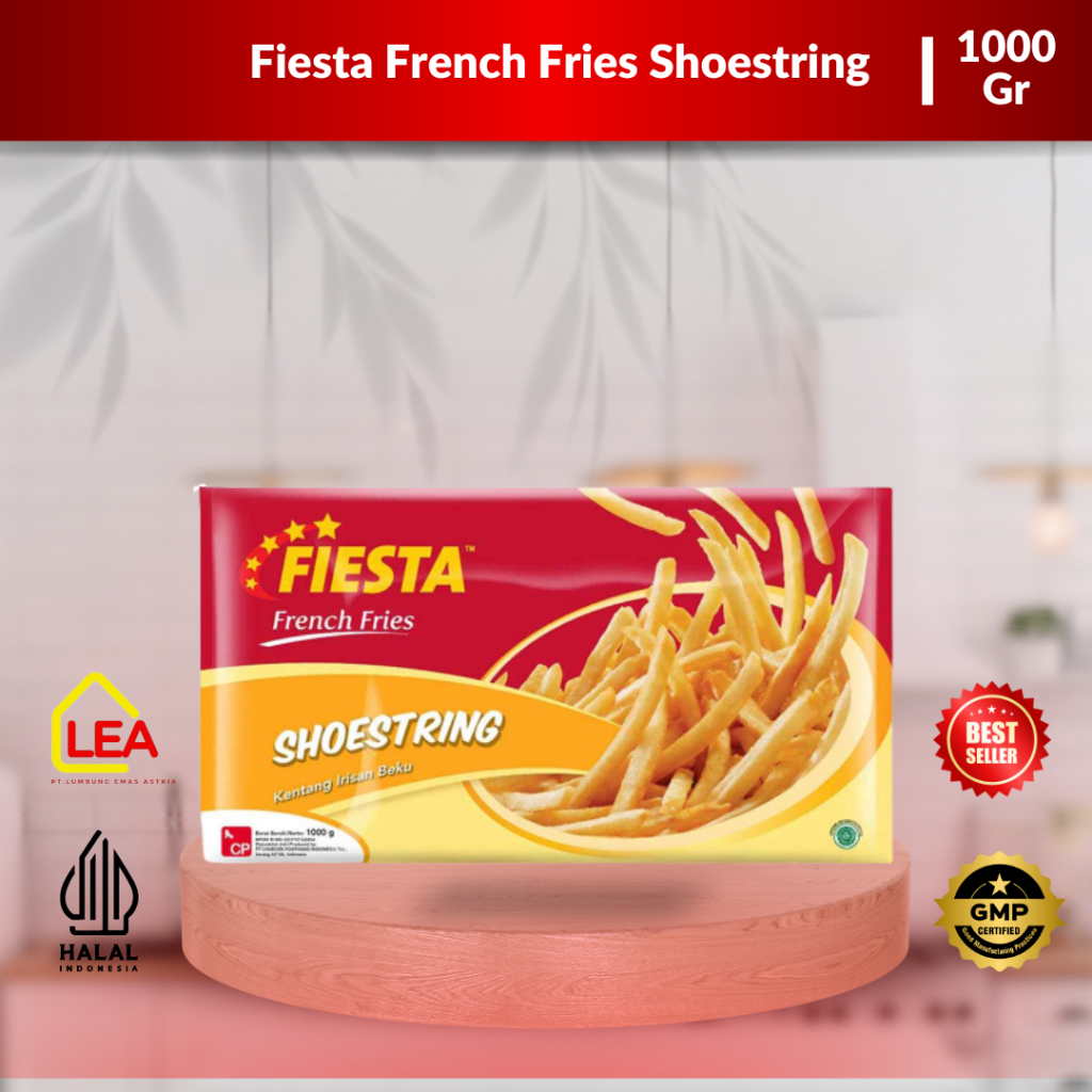 Jual Fiesta French Fries Shoestring 1kg / Kentang Goreng Beku | Shopee ...