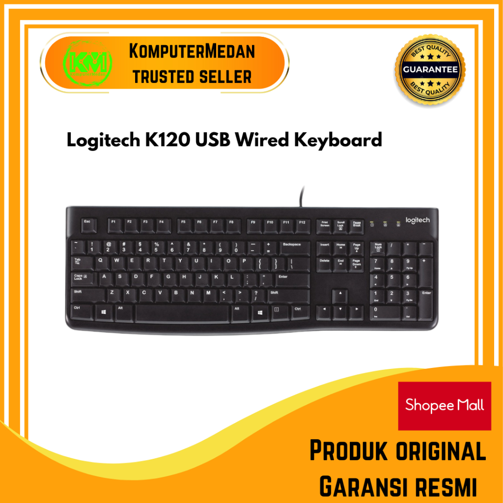Jual Logitech K120 USB Wired Keyboard | Shopee Indonesia