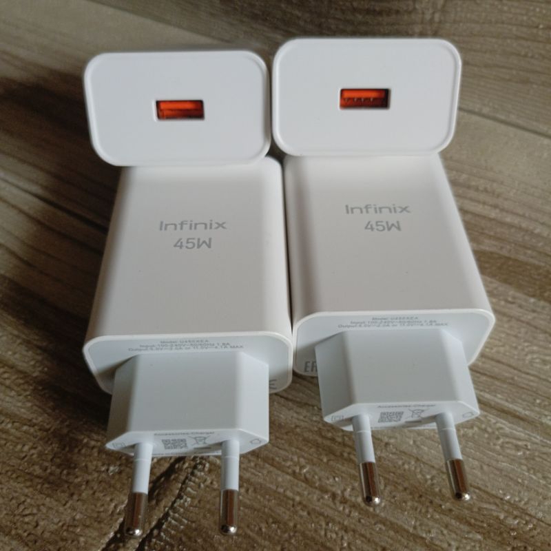 Jual Adapter Infinix 45wat Fast Charger Note 30 Original 100% | Shopee ...
