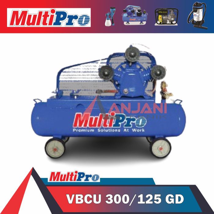 Jual MULTIPRO VBCU 300/125 GD MESIN KOMPRESOR ANGIN UNLOADER 3 HP ...