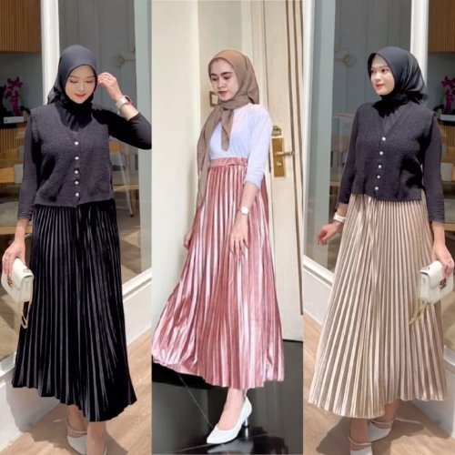 Jual Rok PLISKET Bludru Panjang Dewasa Premium Velvet Premium Beludru Panjang Import PREMIUM ...