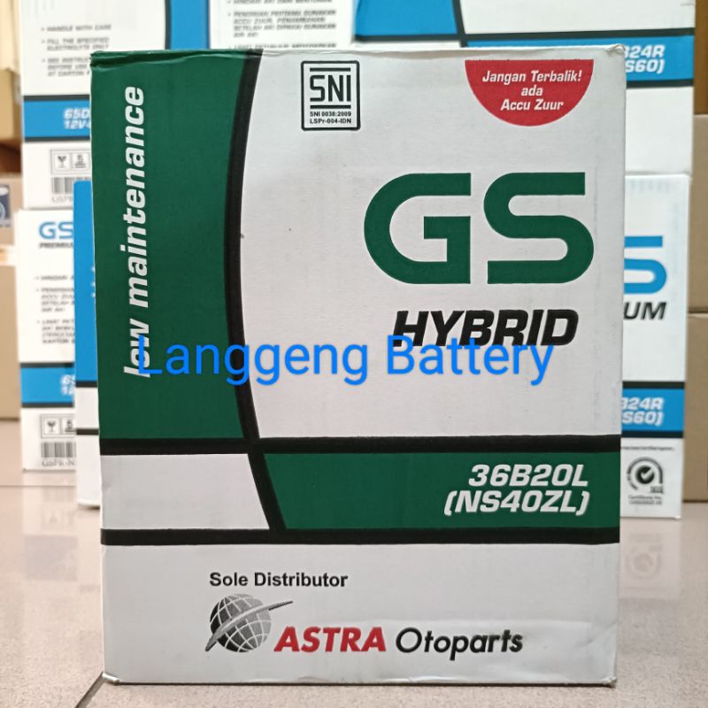 Jual Aki Mobil Nissan Grand Livina NS40ZL / 36B20L GS Astra Hybrid Aki ...
