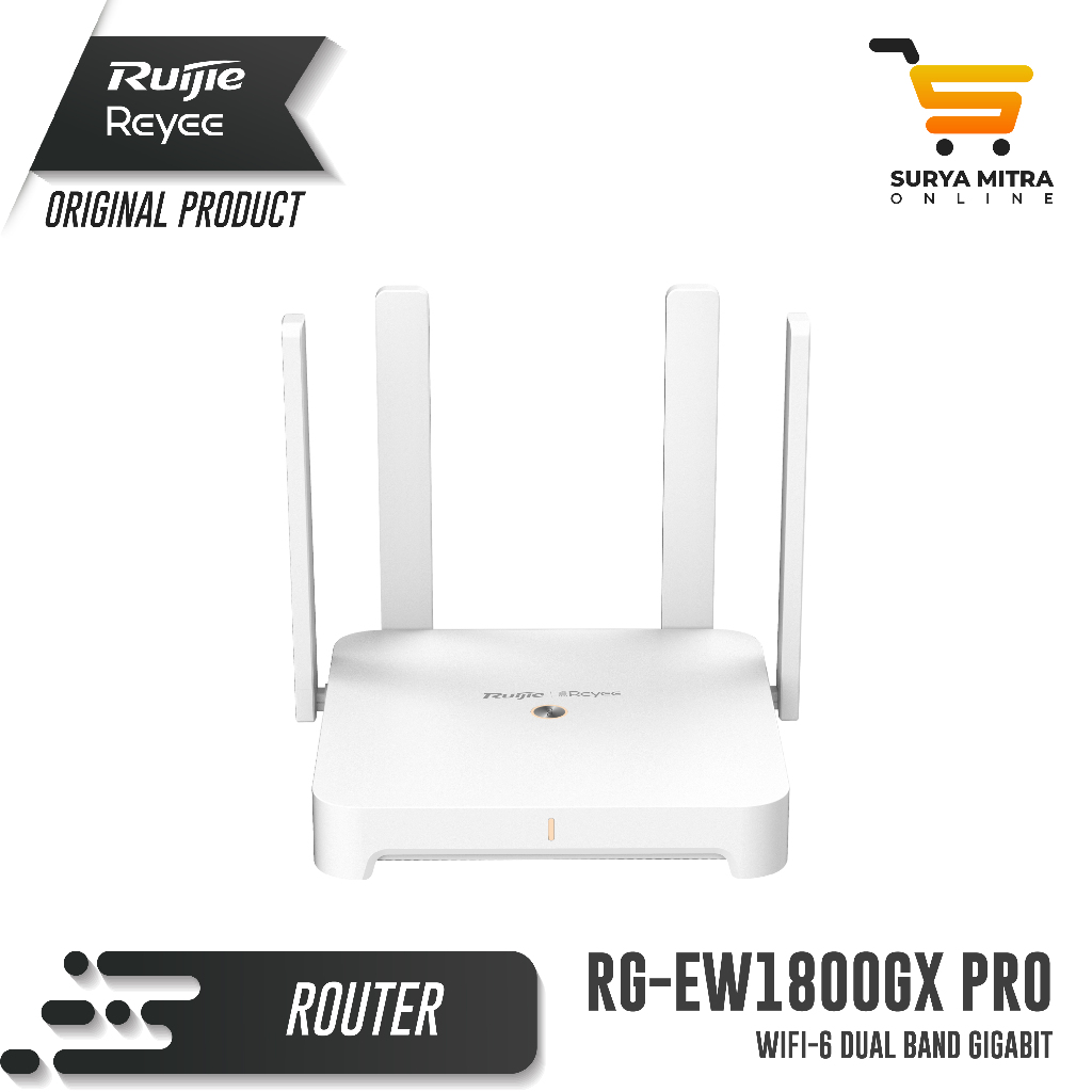 Jual Ruijie Reyee Wireless Router RG-EW1800GX PRO 1800Mbps 2 Band ...