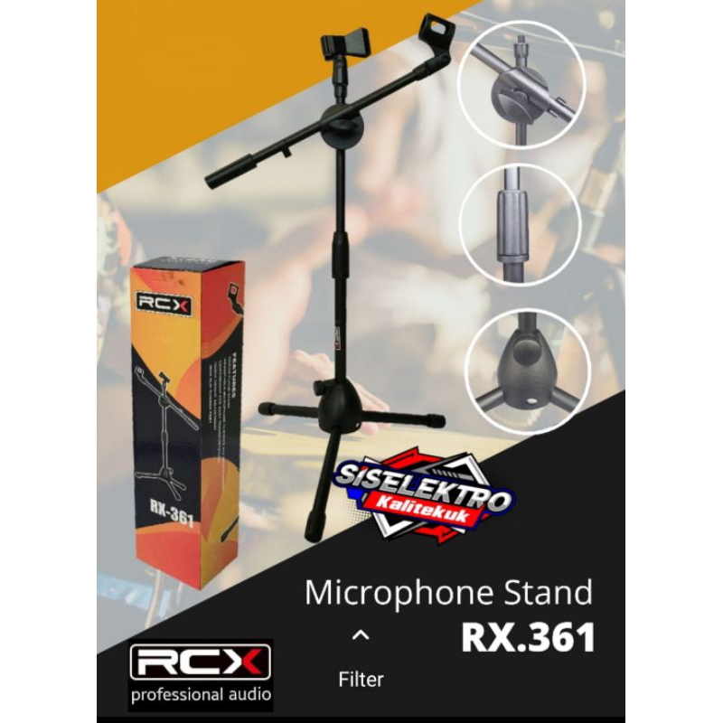 Jual Stand Mic RCX RX361 Besi Kokoh | Shopee Indonesia
