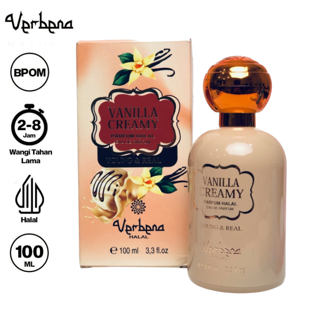 Jual Verbena Eau De Parfum Vanilla Creamy Young & Real 100 ML Parfum ...