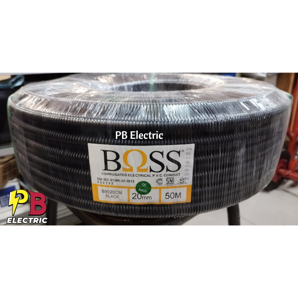 Jual Flexible Conduit PVC Boss 20 mm / Flexible Conduit 20mm Boss ...