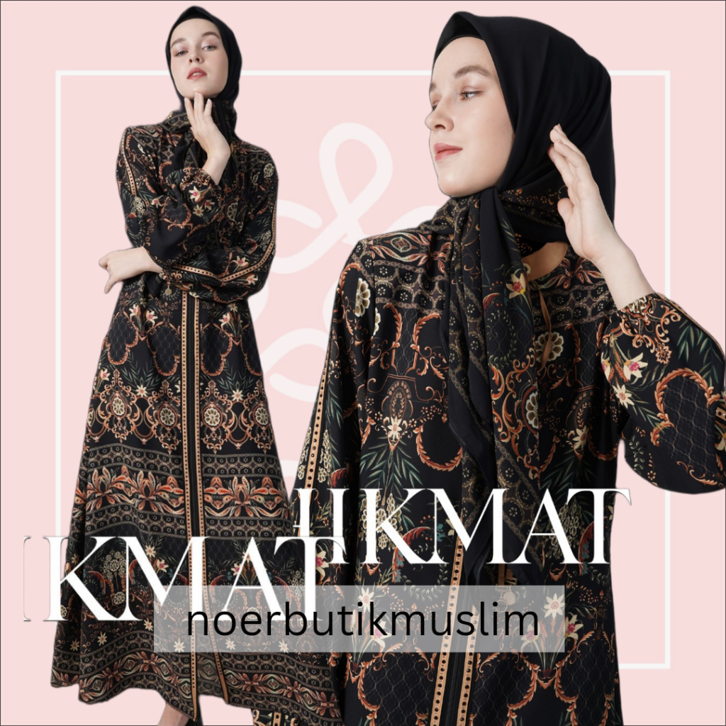 Jual Hikmat Fashion Original A8847-10 / Abaya Hikmat terbaru 2024 - noerbutikmuslim | Shopee ...