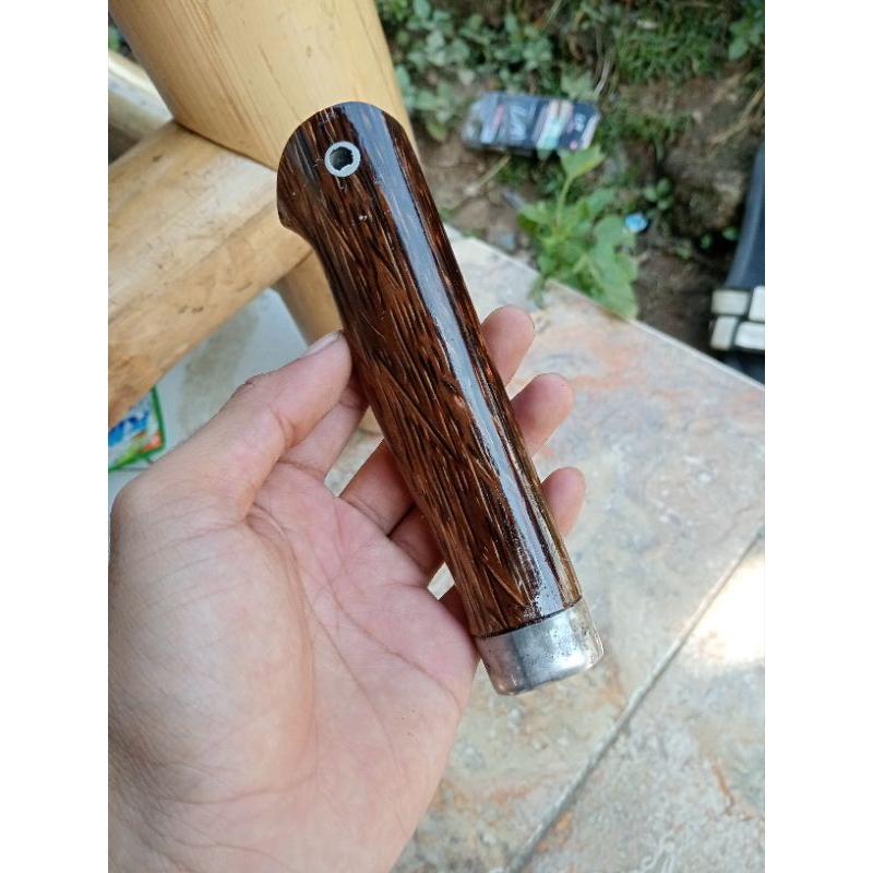 Jual GAGANG PISAU MOTIF LURUS KAYU AREN UNTUK UKURAN 25cm | Shopee ...