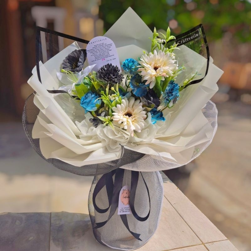 Jual CRAFTVEILA BOUQUET | Buket Bunga Artificial (L) | Briona Style ...