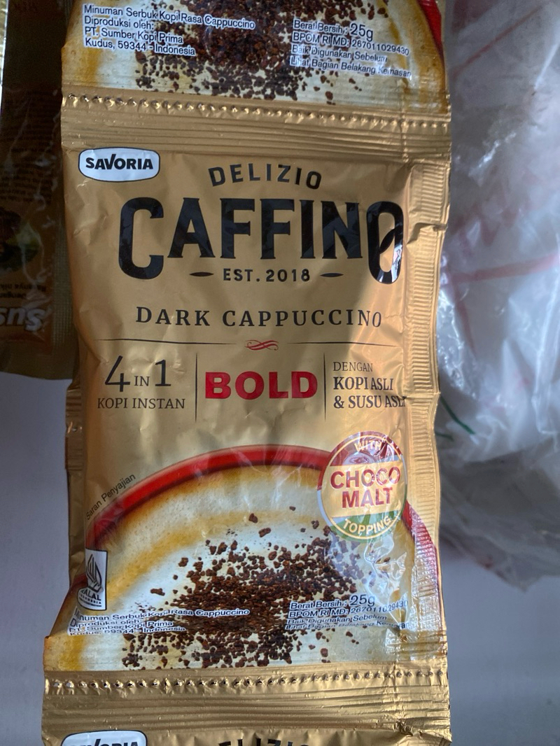 Jual kopi caffino bold 25gram 1 renteng isi 10 pcs | Shopee Indonesia