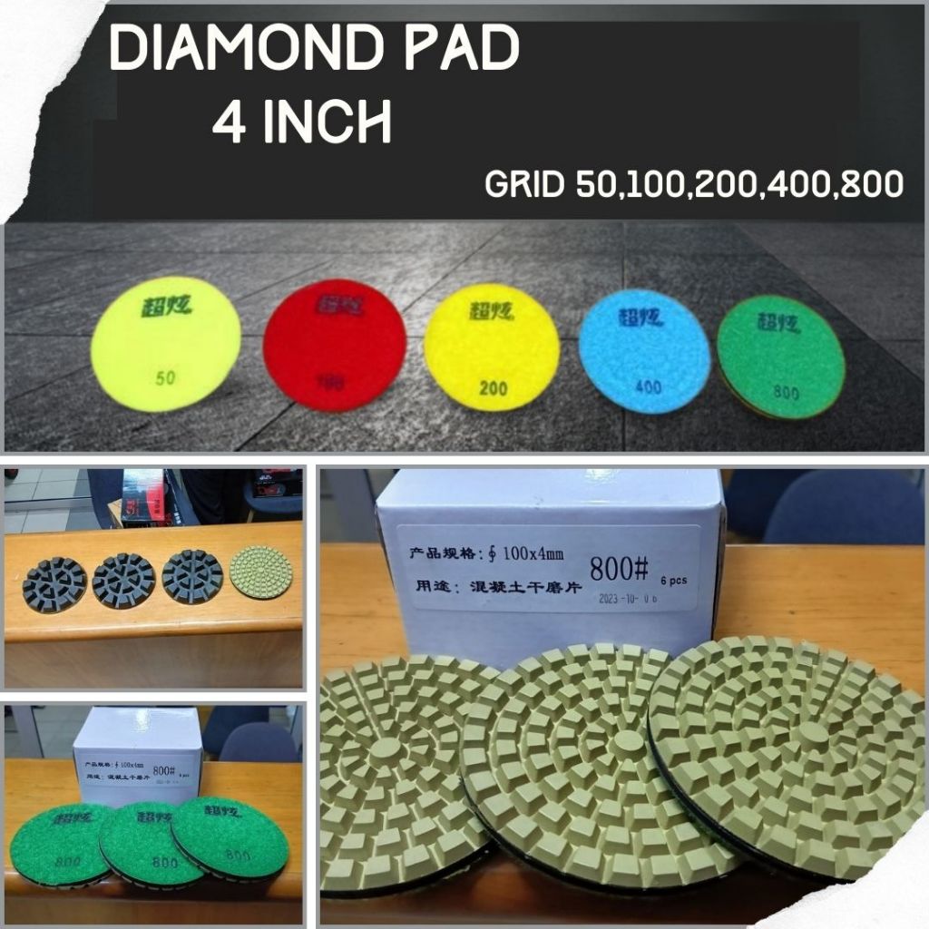 Jual DIAMOND PED / MATA POLES GRANIT 4 INCH | Shopee Indonesia