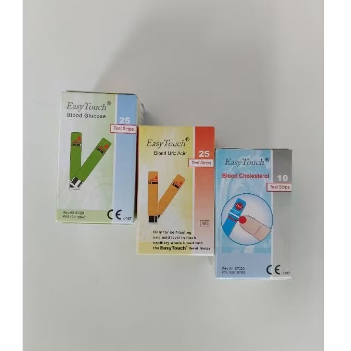 Jual [Ready] Test Strip Easytouch/Stick Gula Darah, Asam Urat ...