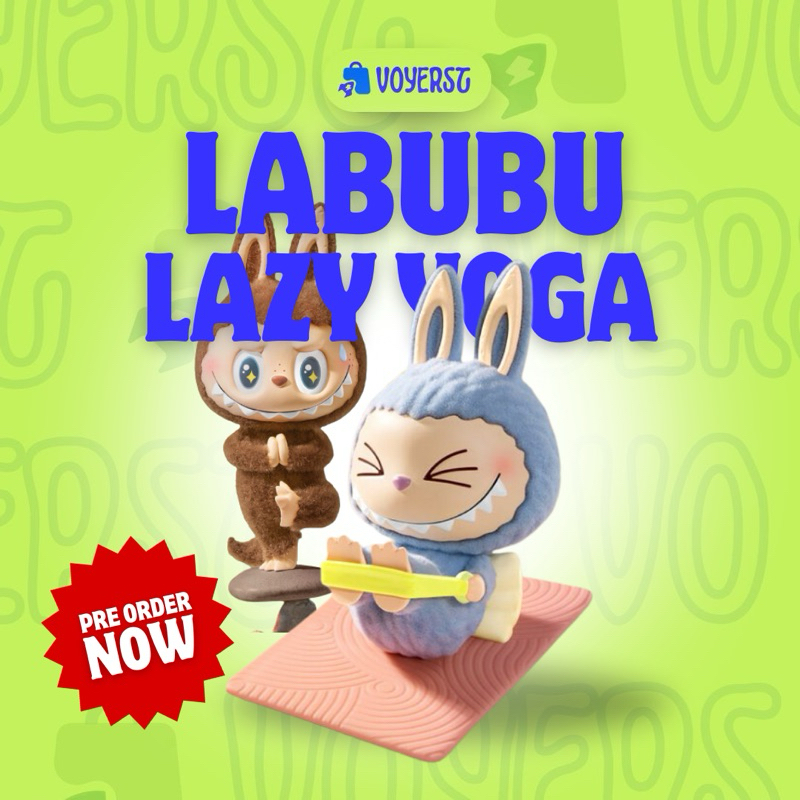 Jual LABUBU LAZY YOGA FIGURES | Shopee Indonesia