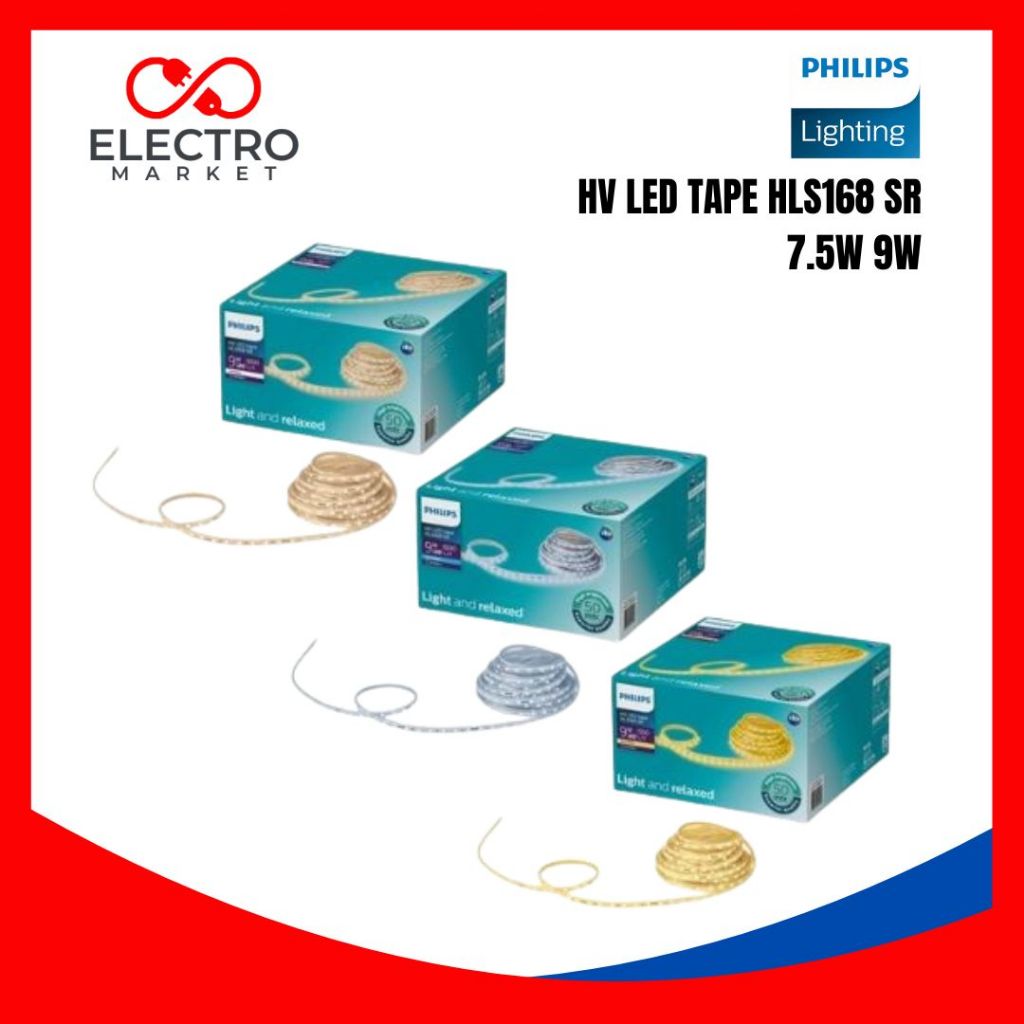 Jual Lampu Philips LED Strip 50M Meter 7,5W 9W Watt 50M 220V | Shopee ...
