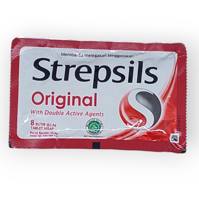 Jual Strepsils Original 8s - Permen Kesehatan & Pelega Tenggorokan ...