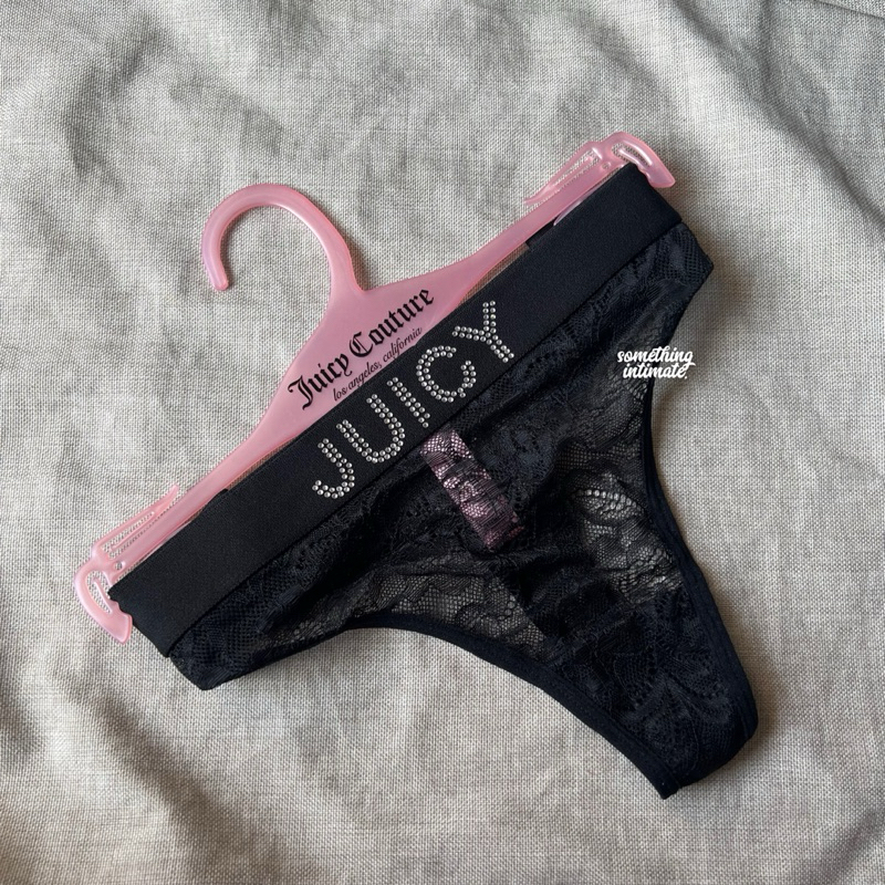 Jual [FULLTAG] Juicy Couture Rhinestone Diamante Lacey G-String / Thong ...