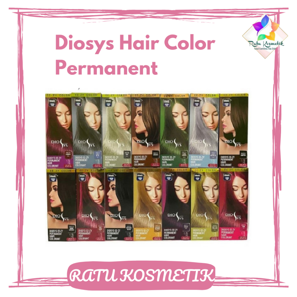 Jual DIOSYS Hair Color Permanent EE-ZY 100ml | Semir Diosis Permanen ...